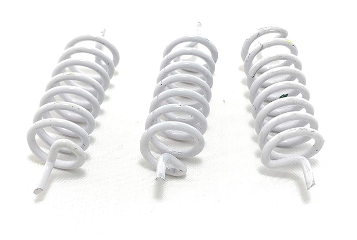 White Round Anti Clockwise Spring Vastu